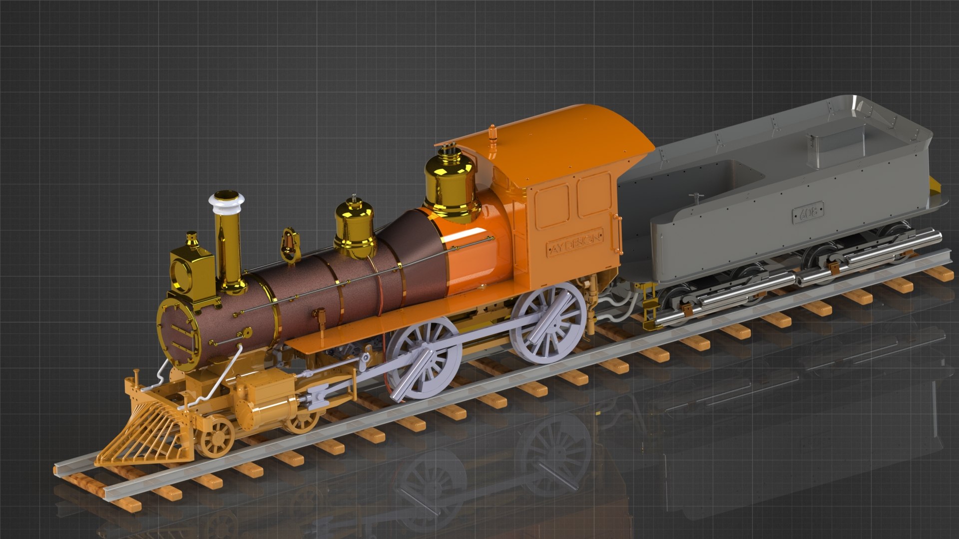modèle 3D de Steam Train - TurboSquid 2105866