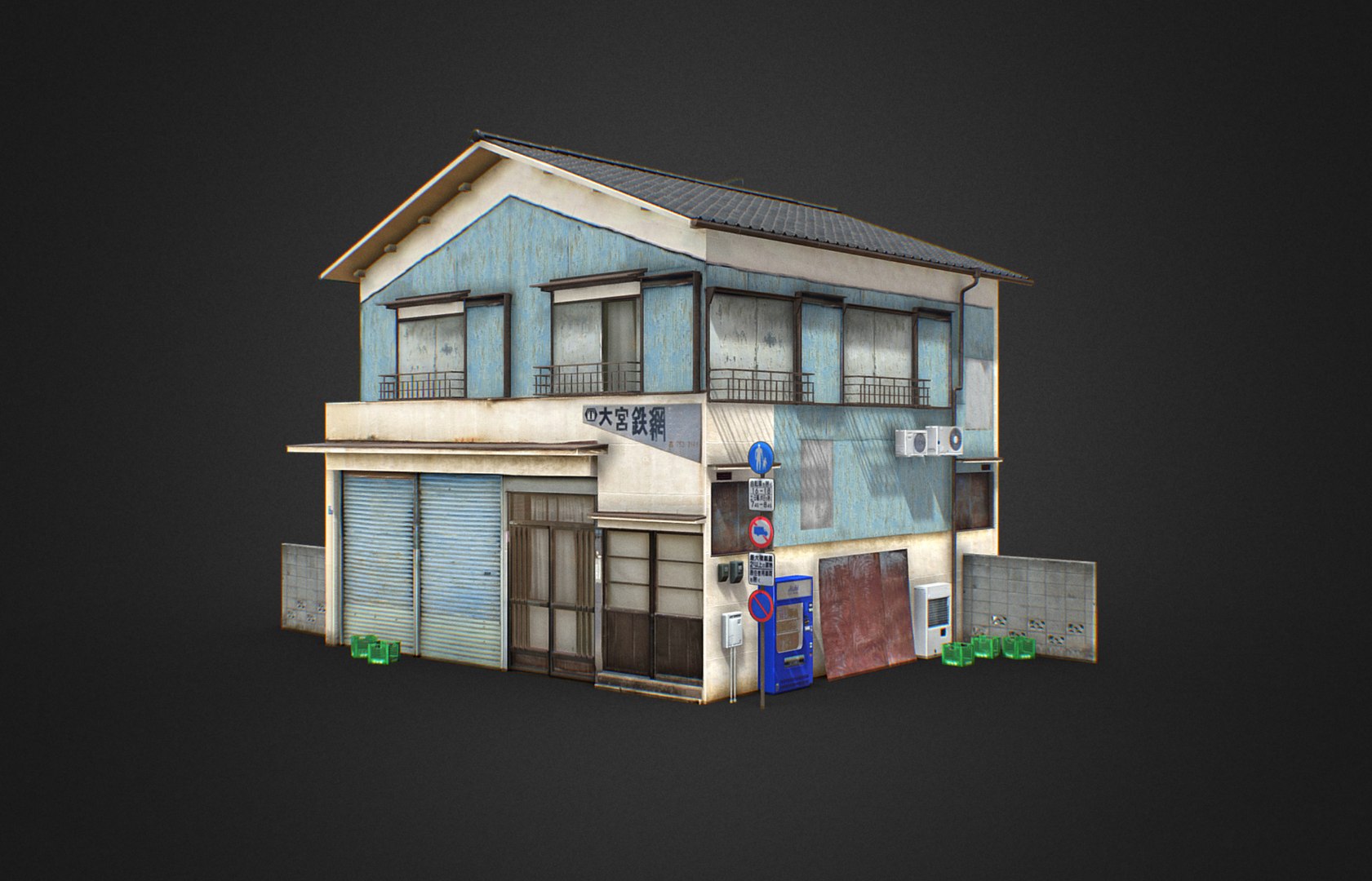 Realistic Japanese Buildings Collection 3D - TurboSquid 2144732
