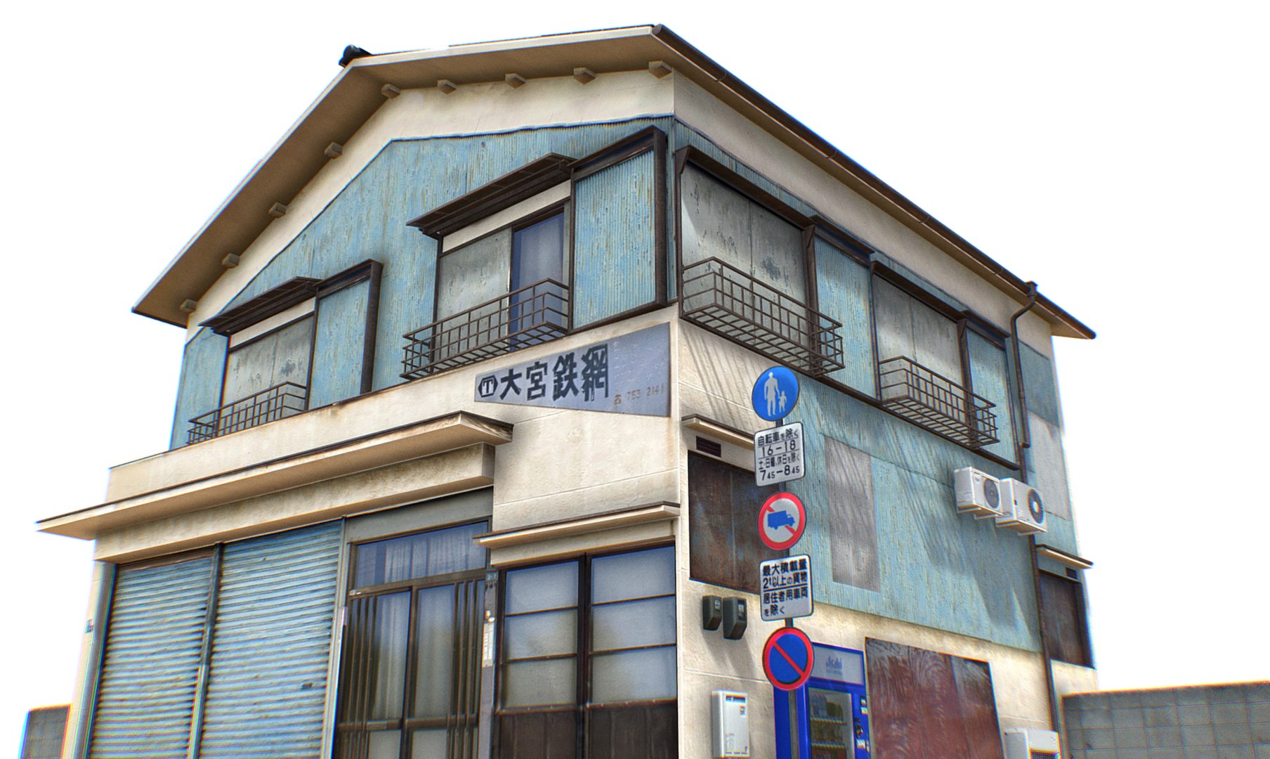 Realistic Japanese Buildings Collection 3D - TurboSquid 2144732