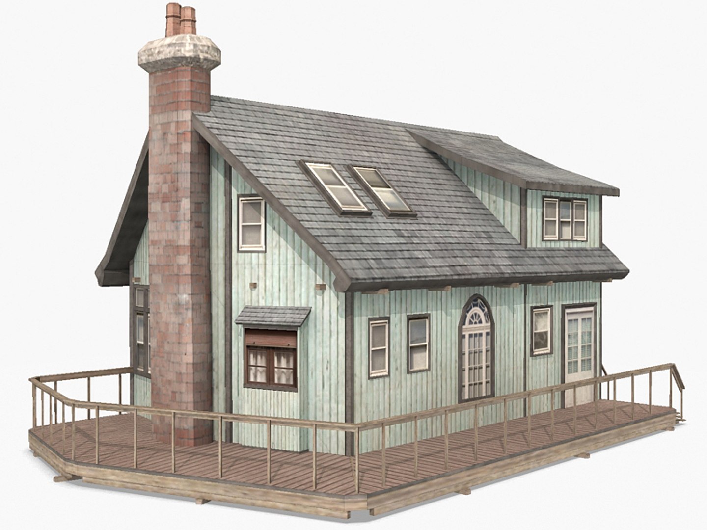 3d Cottage Houses