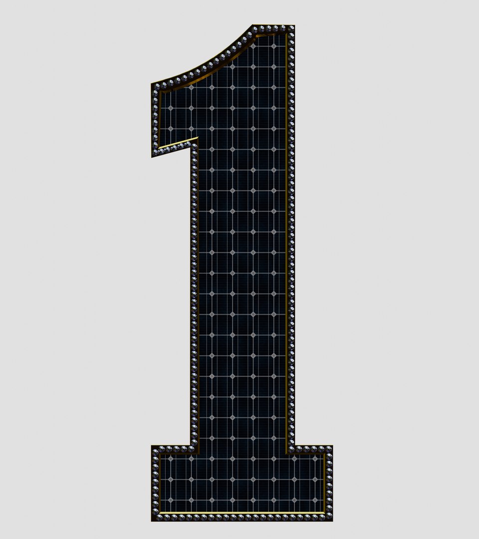 Solar Panel Number - 1 Model - TurboSquid 2242461
