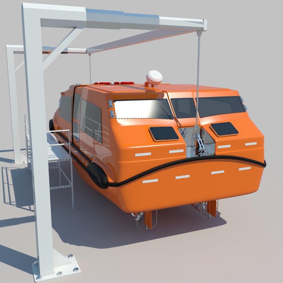 3d lifeboat tender