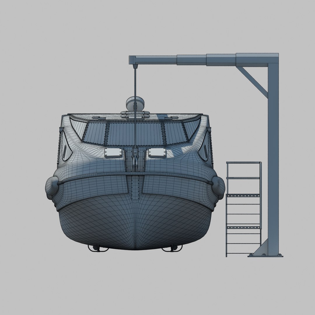 3d lifeboat tender