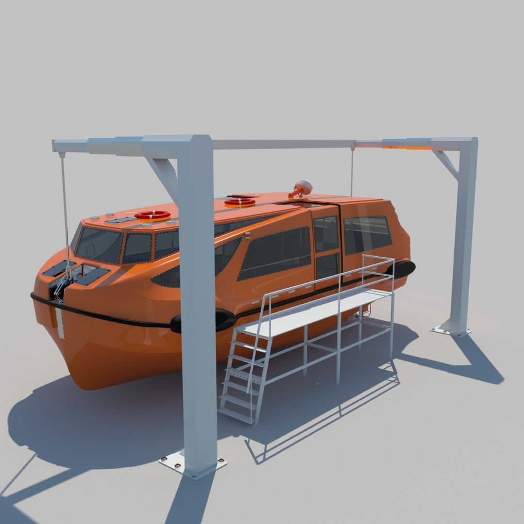 3d lifeboat tender