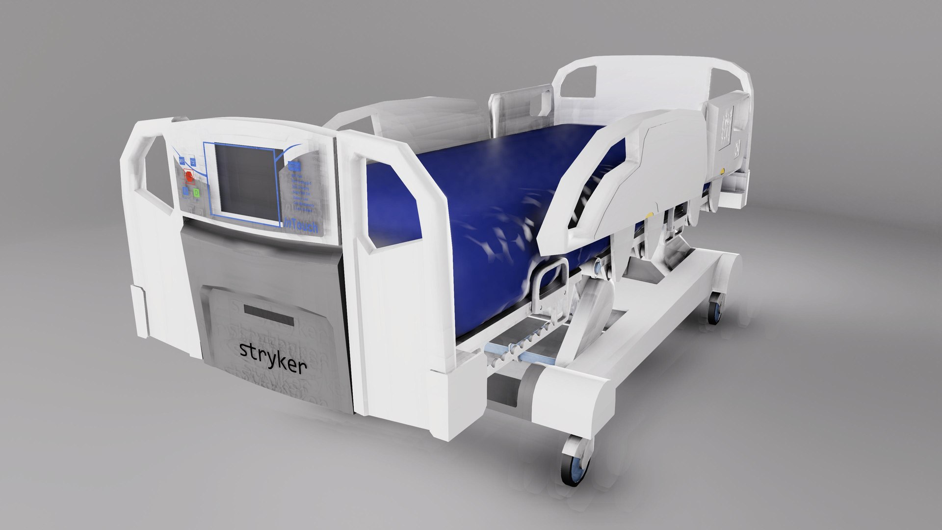 U3d_InTouch_Critical_Care_Bed_max2014 3D Model - TurboSquid 2201166