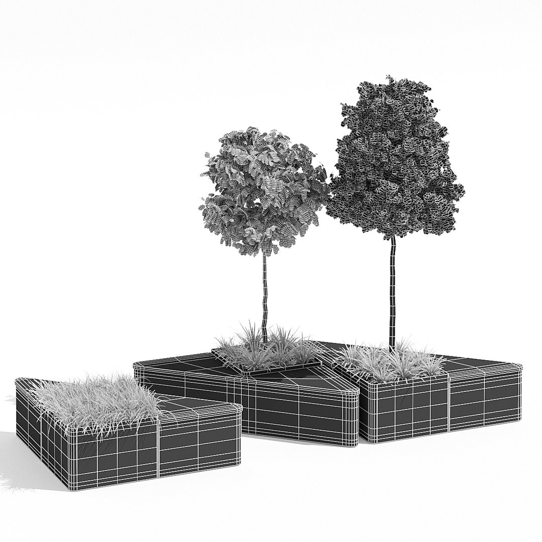 Triangle Bench 3D Model - TurboSquid 1381268