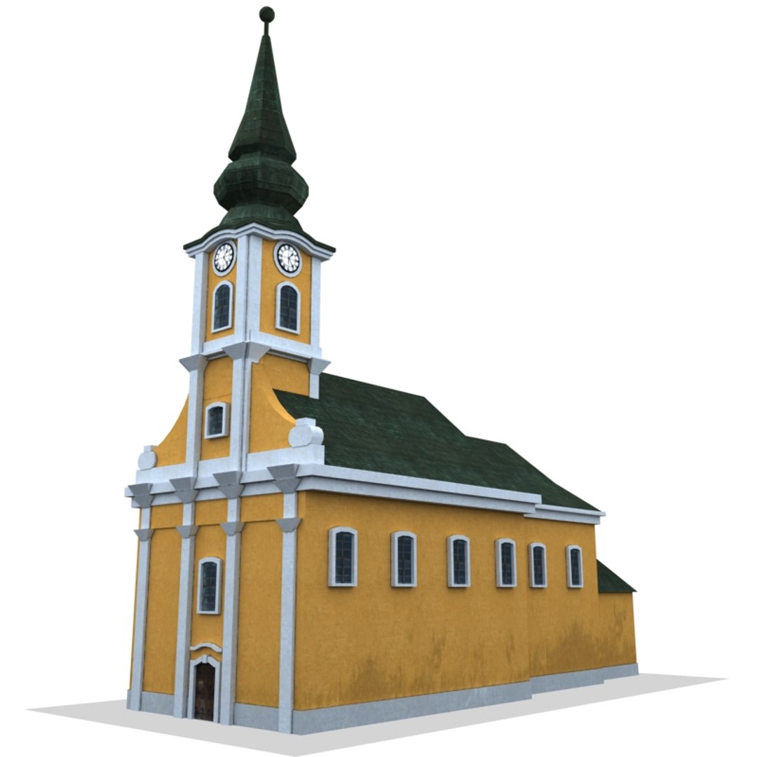 3D Church Abbey Chapel - TurboSquid 1346956