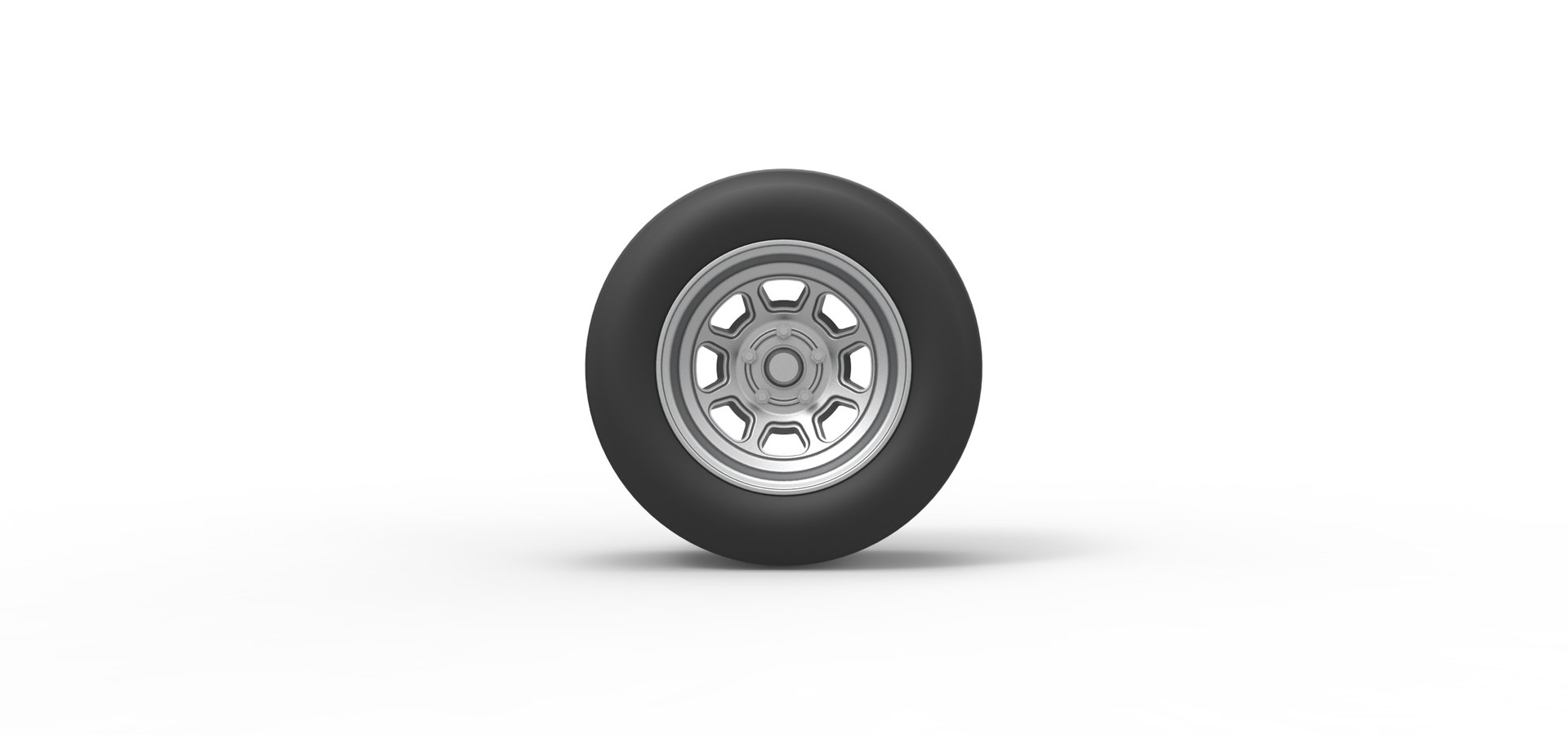 Diecast Wheel From Asphalt Modified Stock Car Version 3 Scale 1 To 25 ...