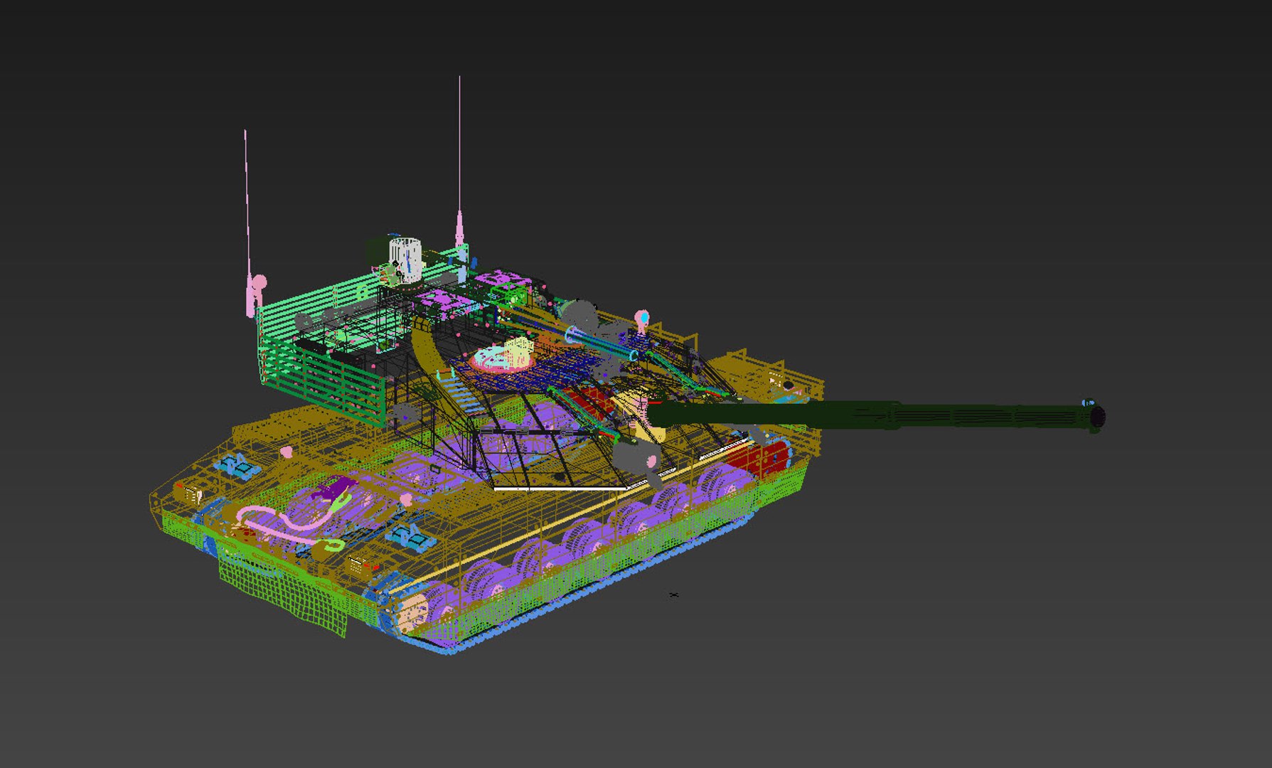 T-100 Tank Model - TurboSquid 1486557