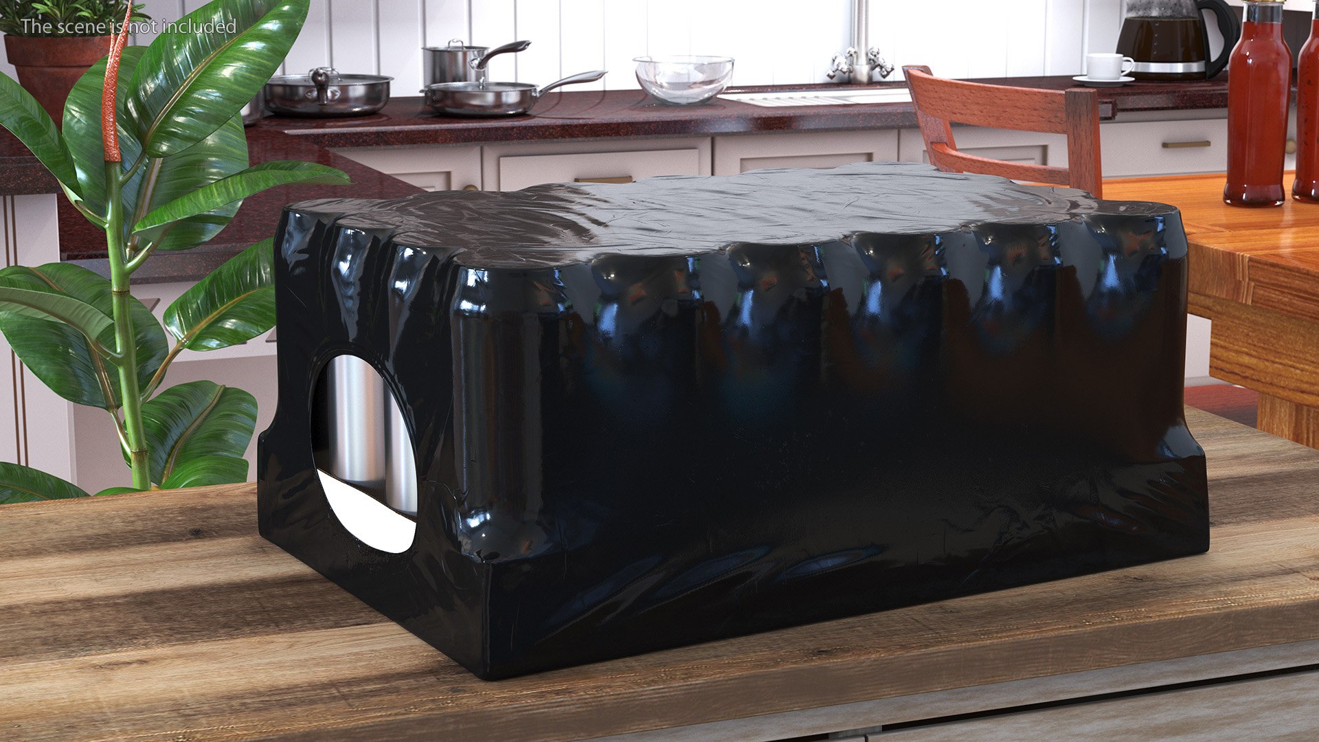 24 Pcs 500ml Aluminium Can Pack Black 3D - TurboSquid 2154638