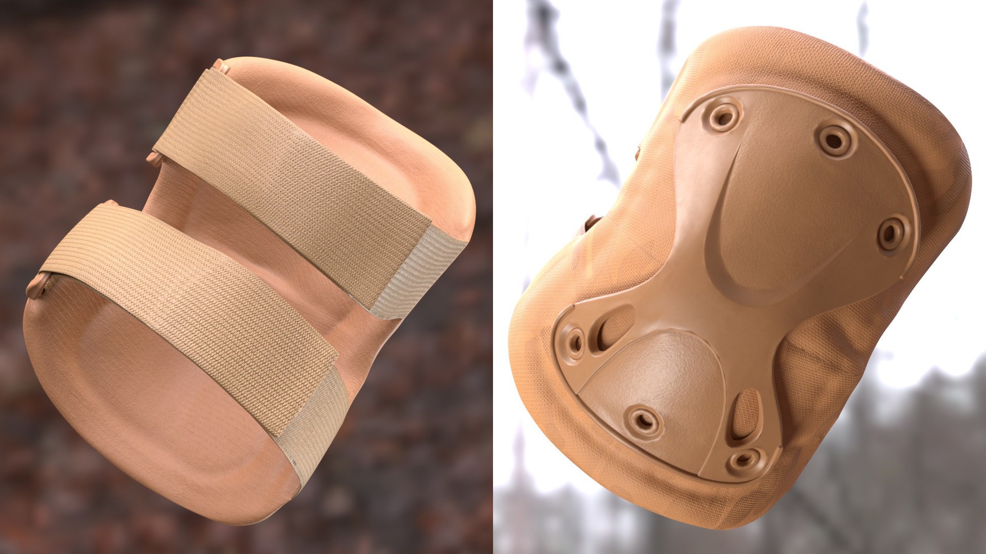 Man And Woman With Tactical Elbow Pads 17 3D Model - TurboSquid 2261838