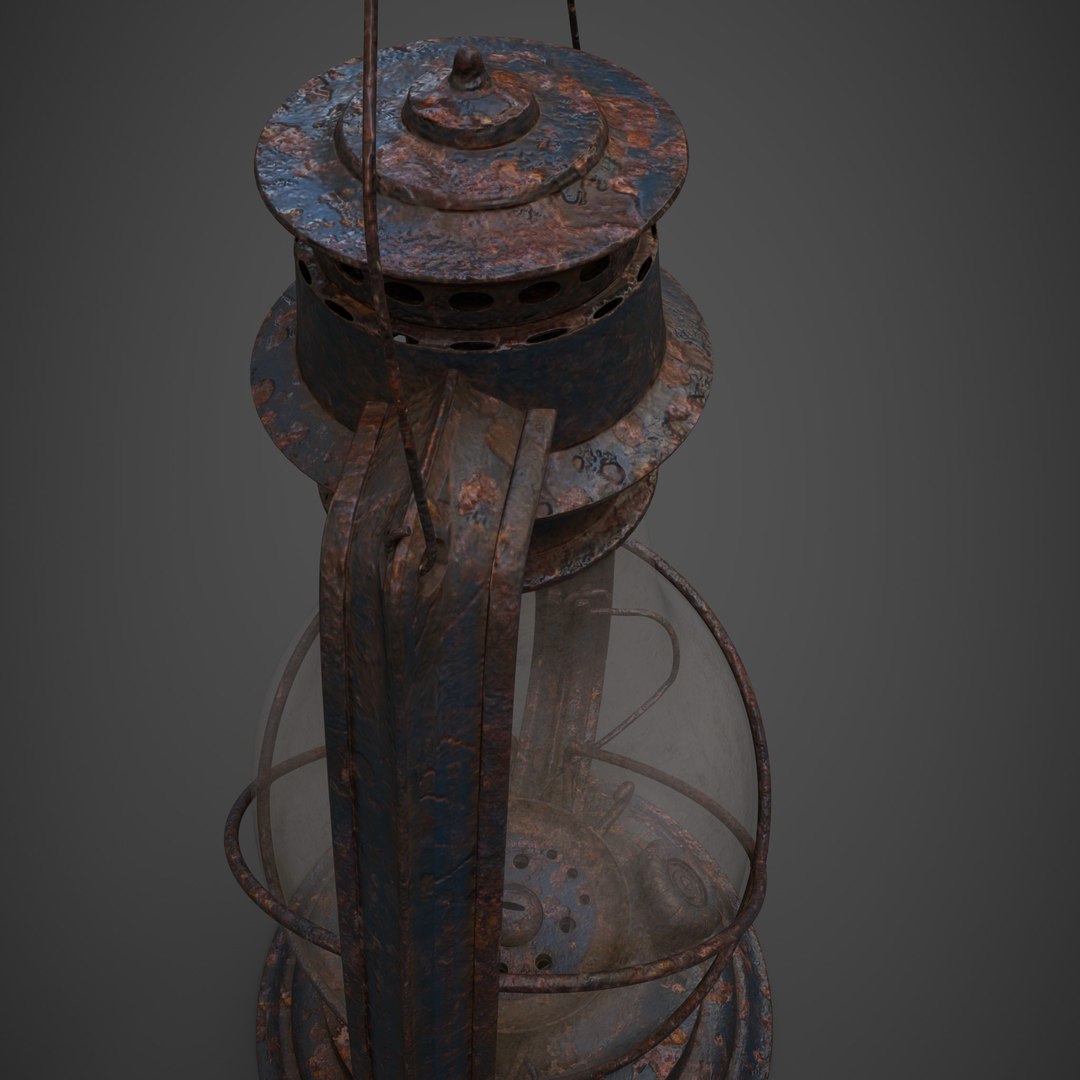 3D Old Lamp Model - TurboSquid 1337057