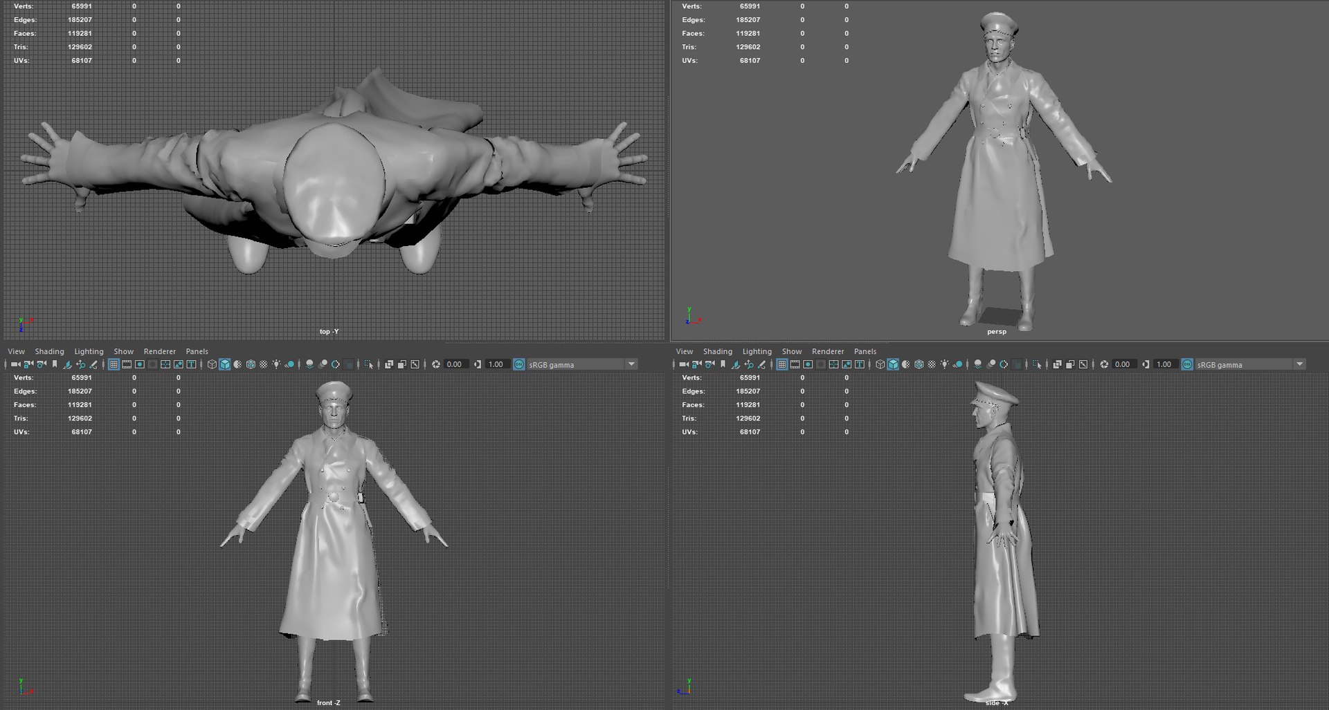 3D Herr Kommandant Model - TurboSquid 1558238