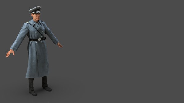 3D herr kommandant model - TurboSquid 1558238