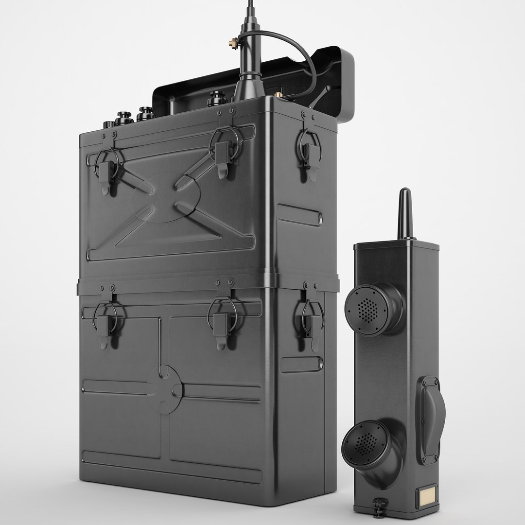 Military Radio SCR-300 06 model - TurboSquid 1815472