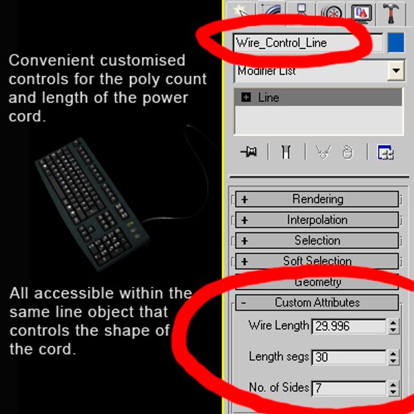 검정색 키보드 3D 모델 - TurboSquid 223357