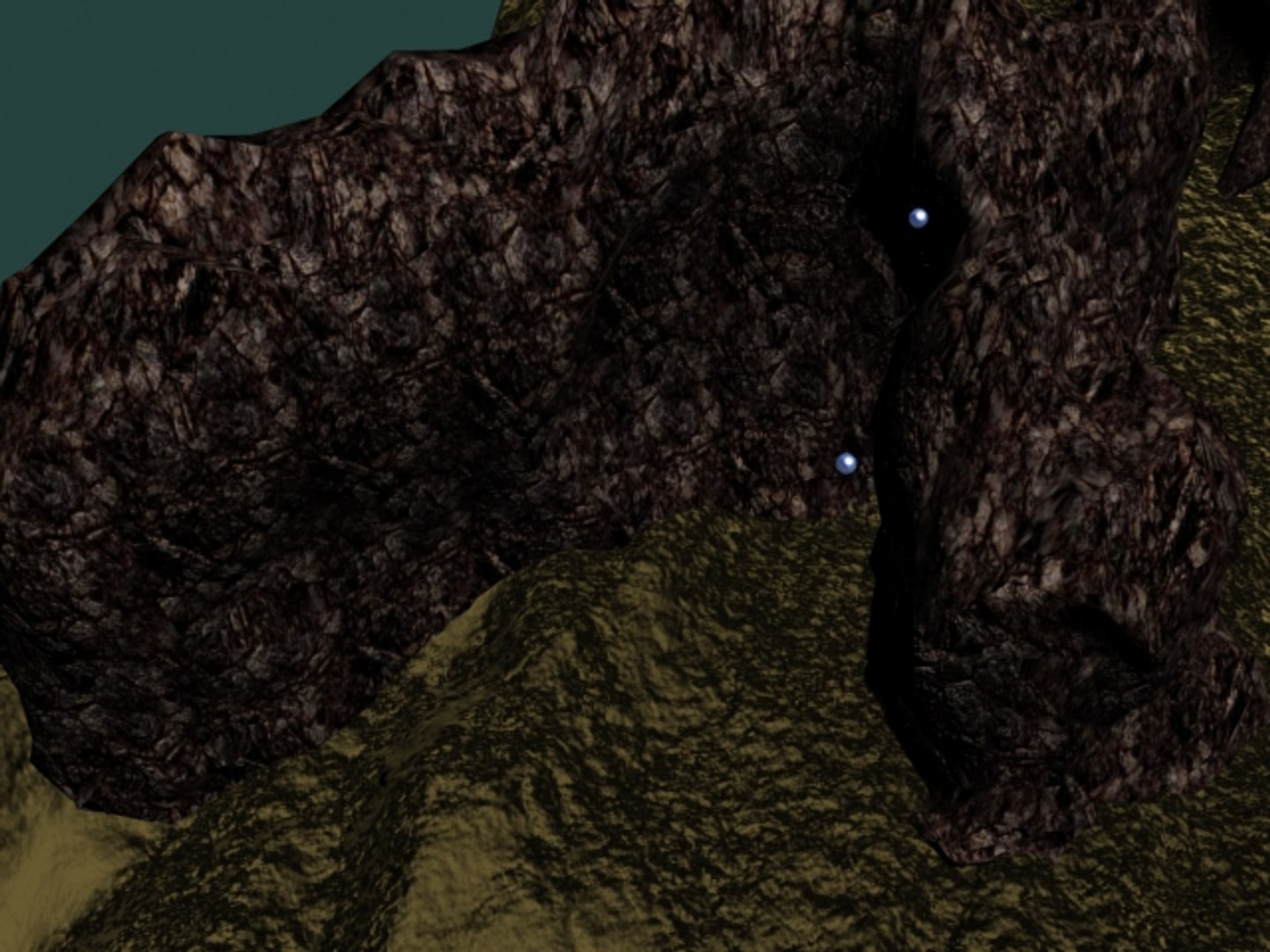 3ds Max Fish Tank Sand Rocks