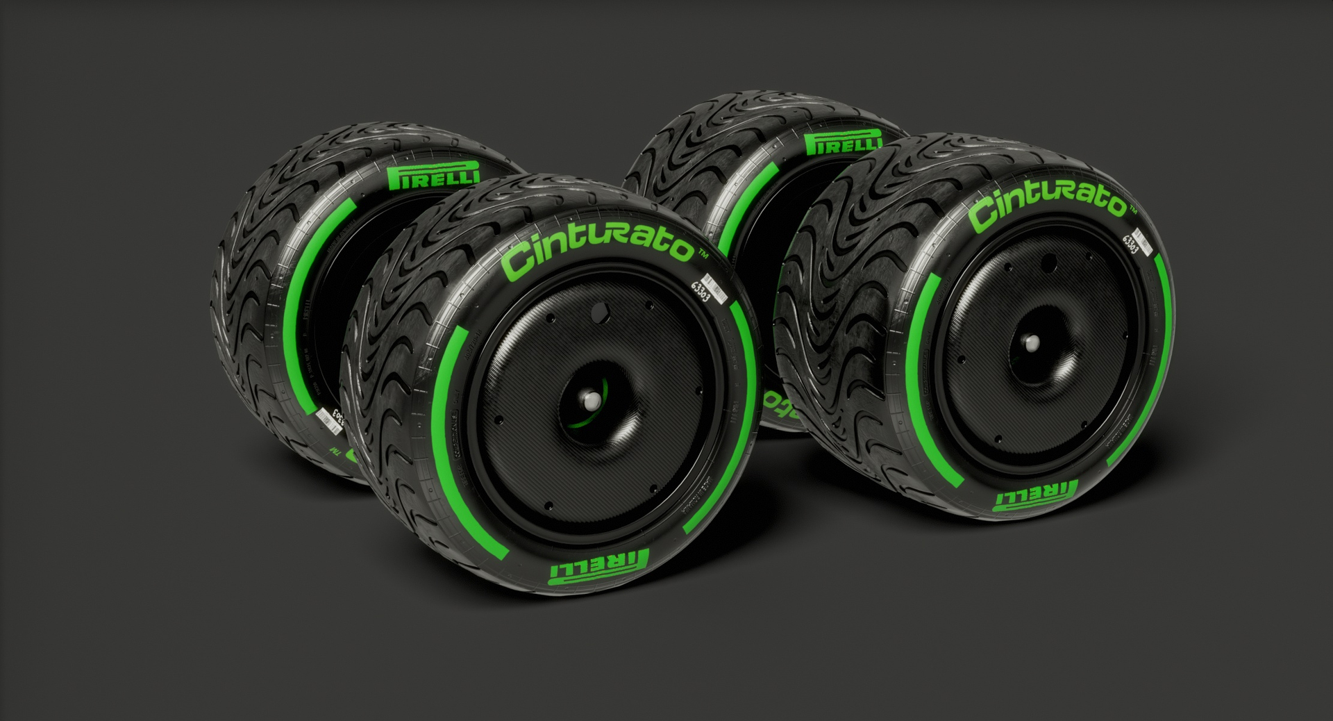 3D Formula 1 Pirelli Wheels Collection F1 Season 2023 - TurboSquid 2107337
