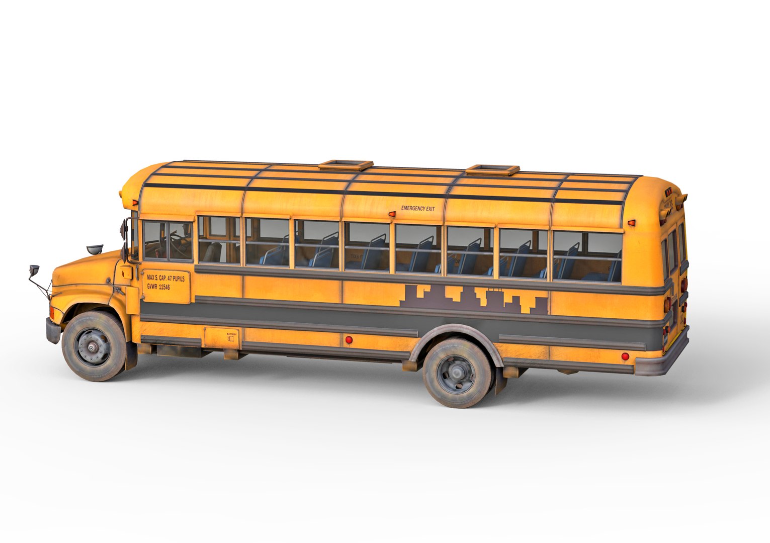 School Bus 3D Model - TurboSquid 1401204