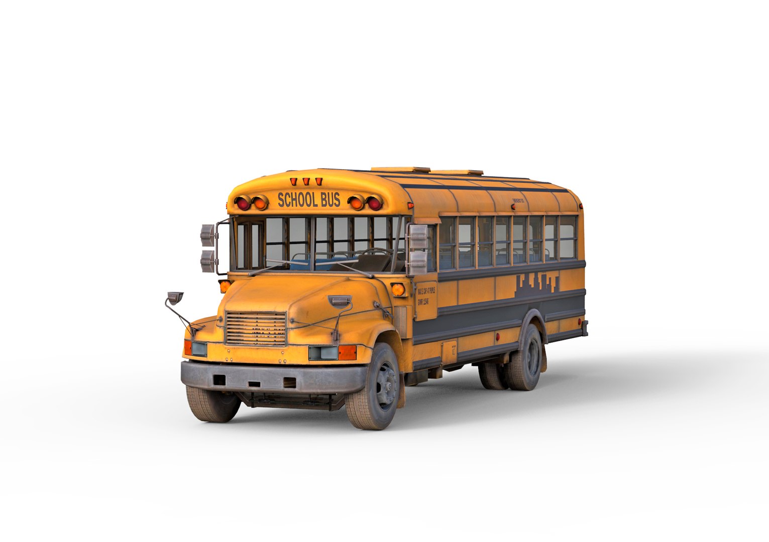 School Bus 3D Model - TurboSquid 1401204