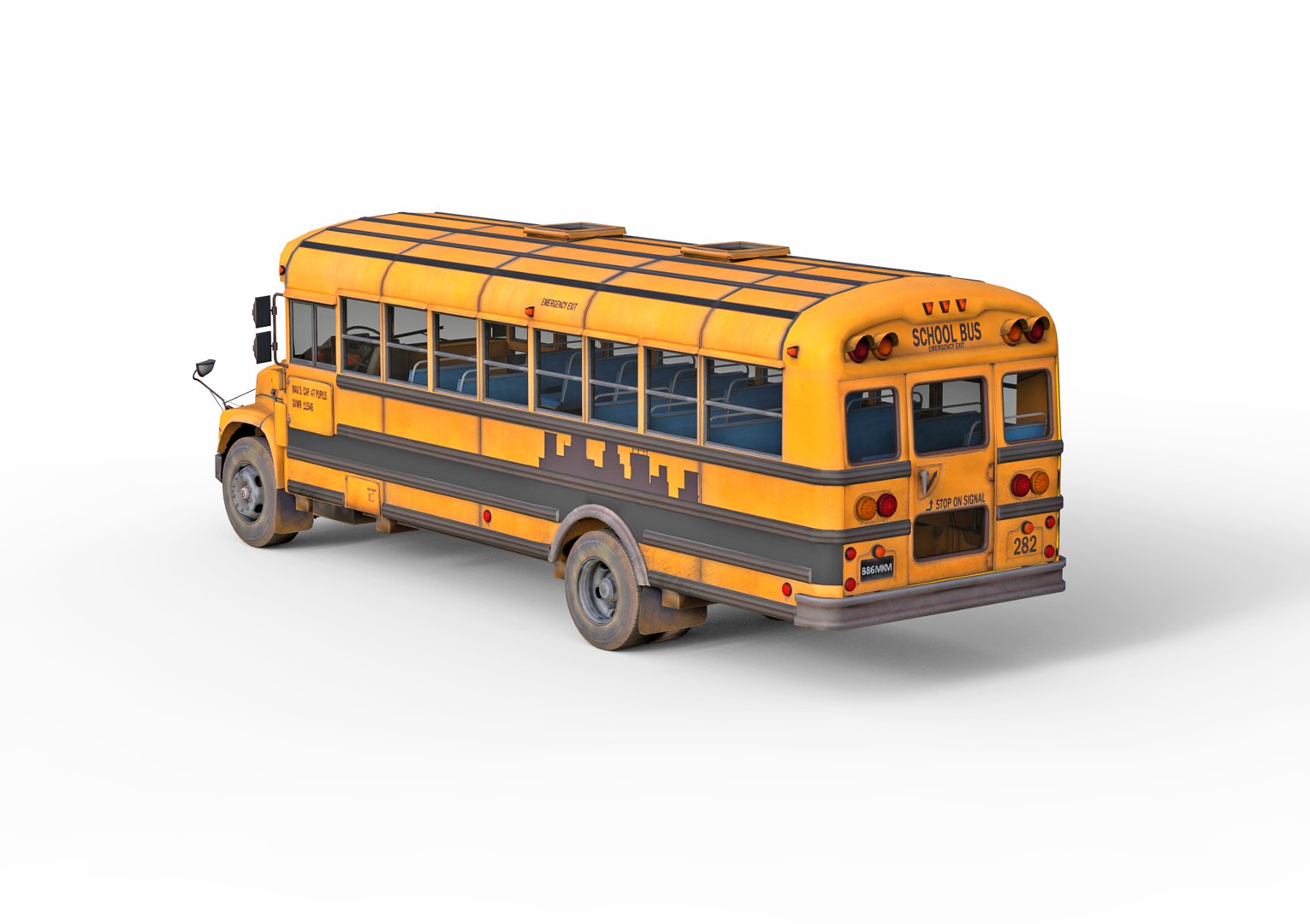 School Bus 3D Model - TurboSquid 1401204