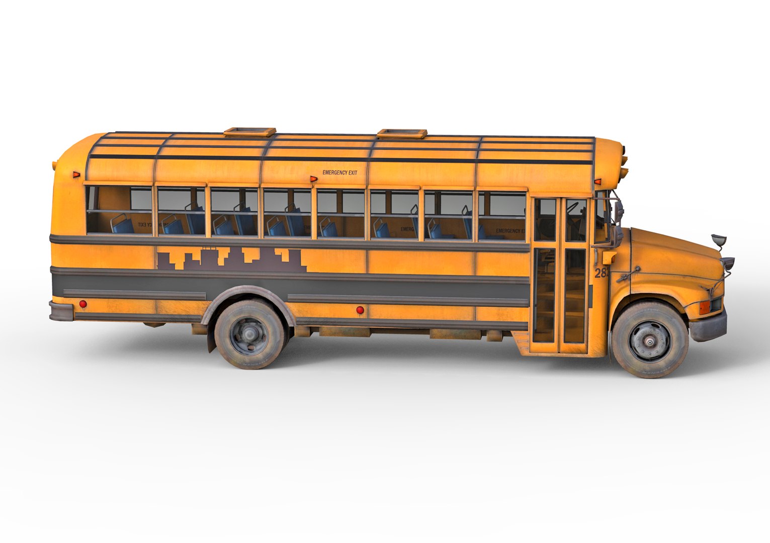 School Bus 3D Model - TurboSquid 1401204