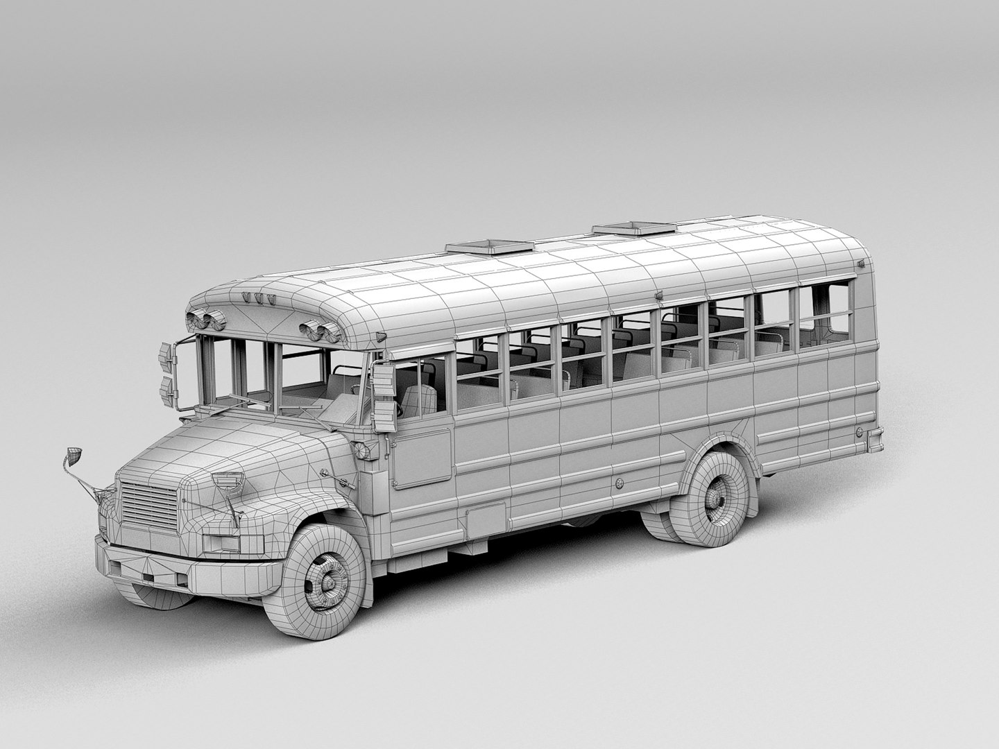 School Bus 3D Model - TurboSquid 1401204