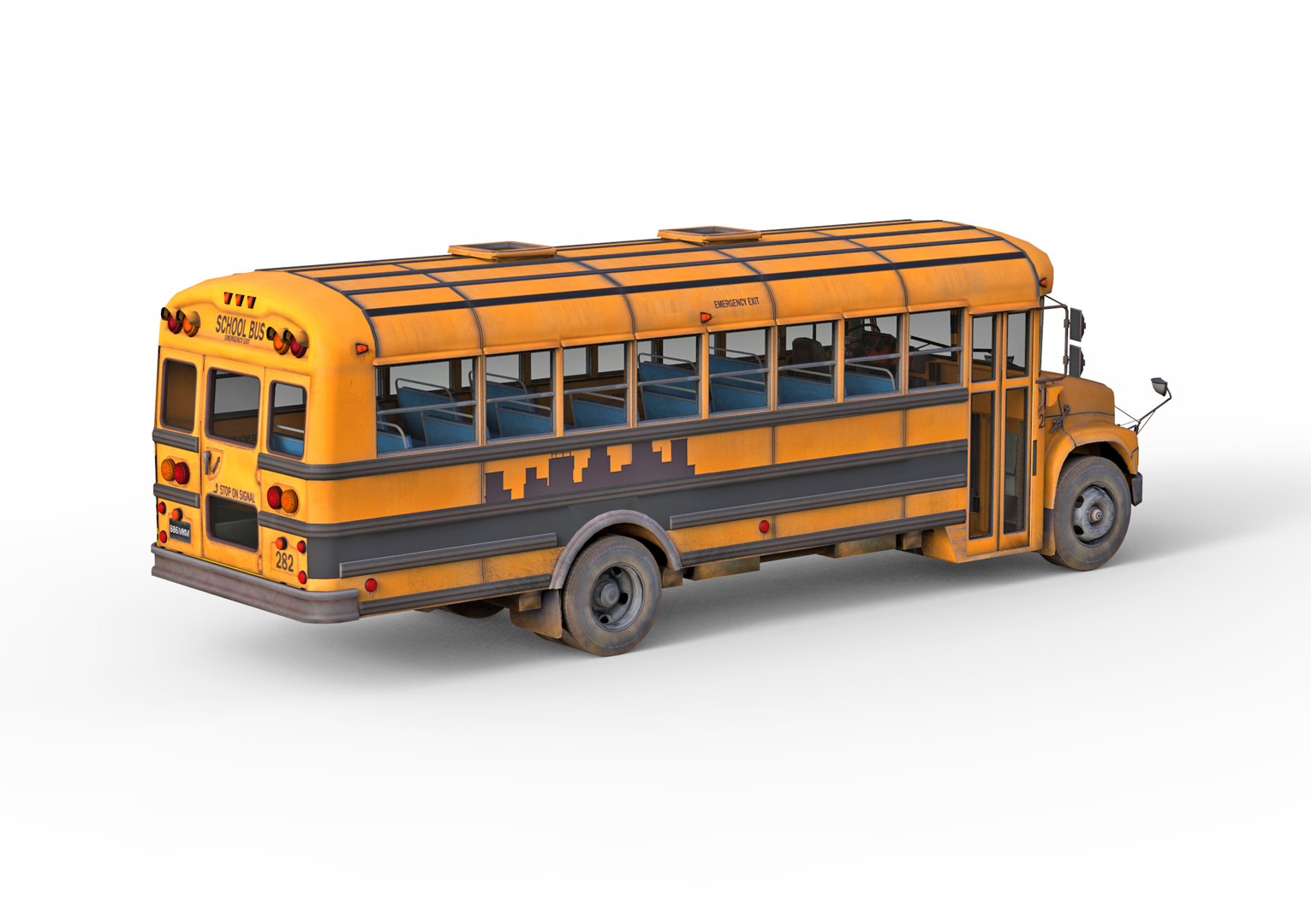 School Bus 3D Model - TurboSquid 1401204
