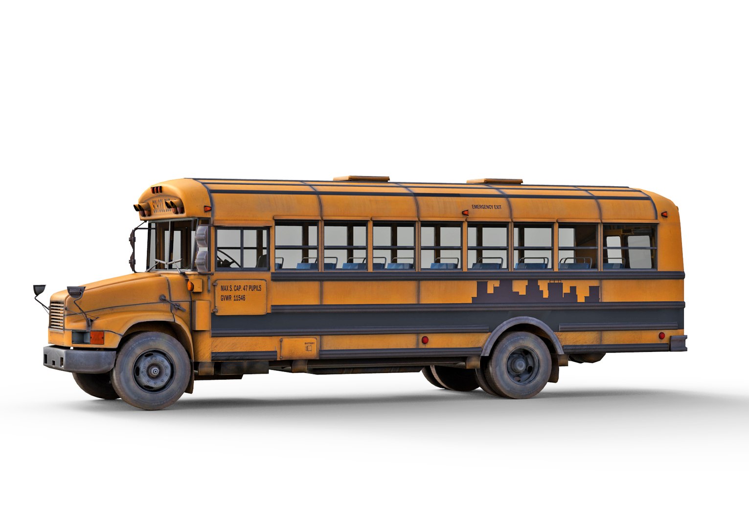 School Bus 3D Model - TurboSquid 1401204