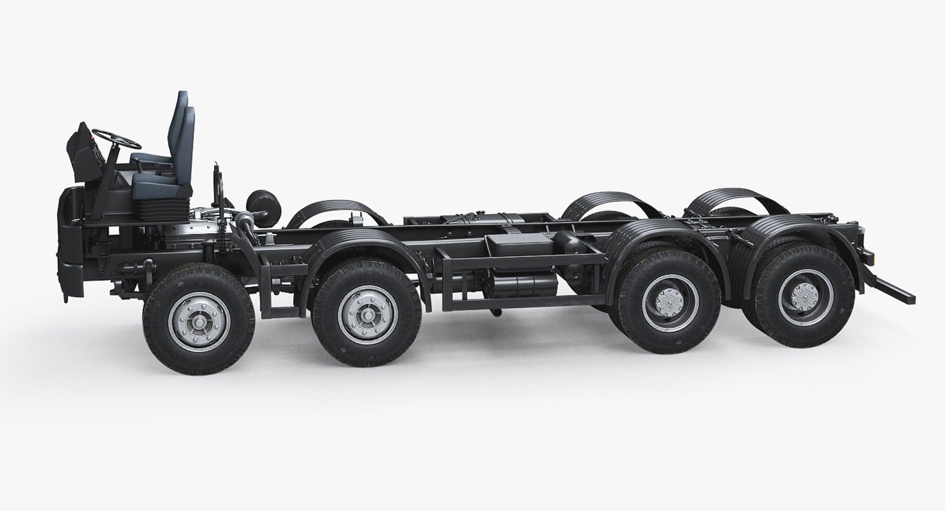 3D Truck Chassis 8x4 Heavy Vehicle - TurboSquid 1432082