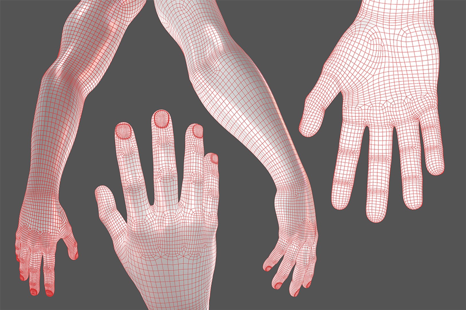 Rigged Cartoon Arm Model - TurboSquid 1606715