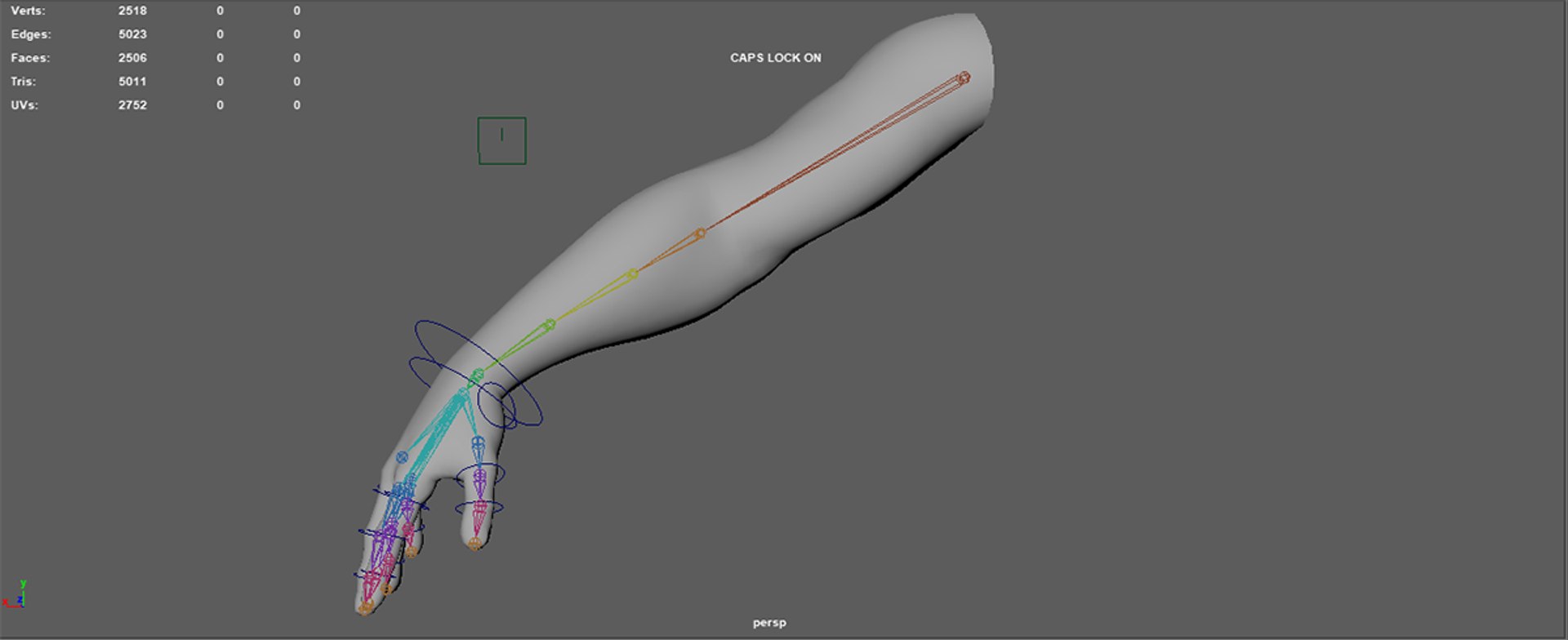 Rigged Cartoon Arm Model - TurboSquid 1606715