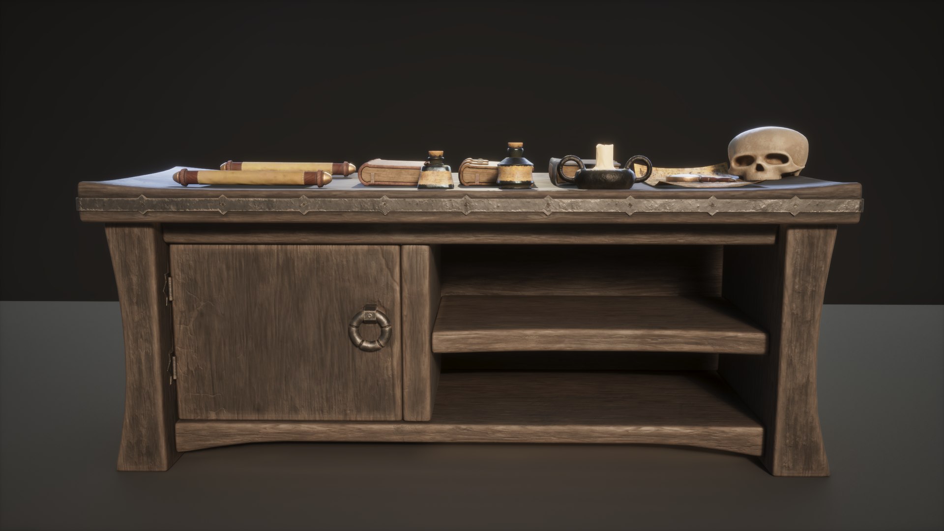 3D Wizard Alchemical Asset Pack - Maya - Unreal - PBR Model ...