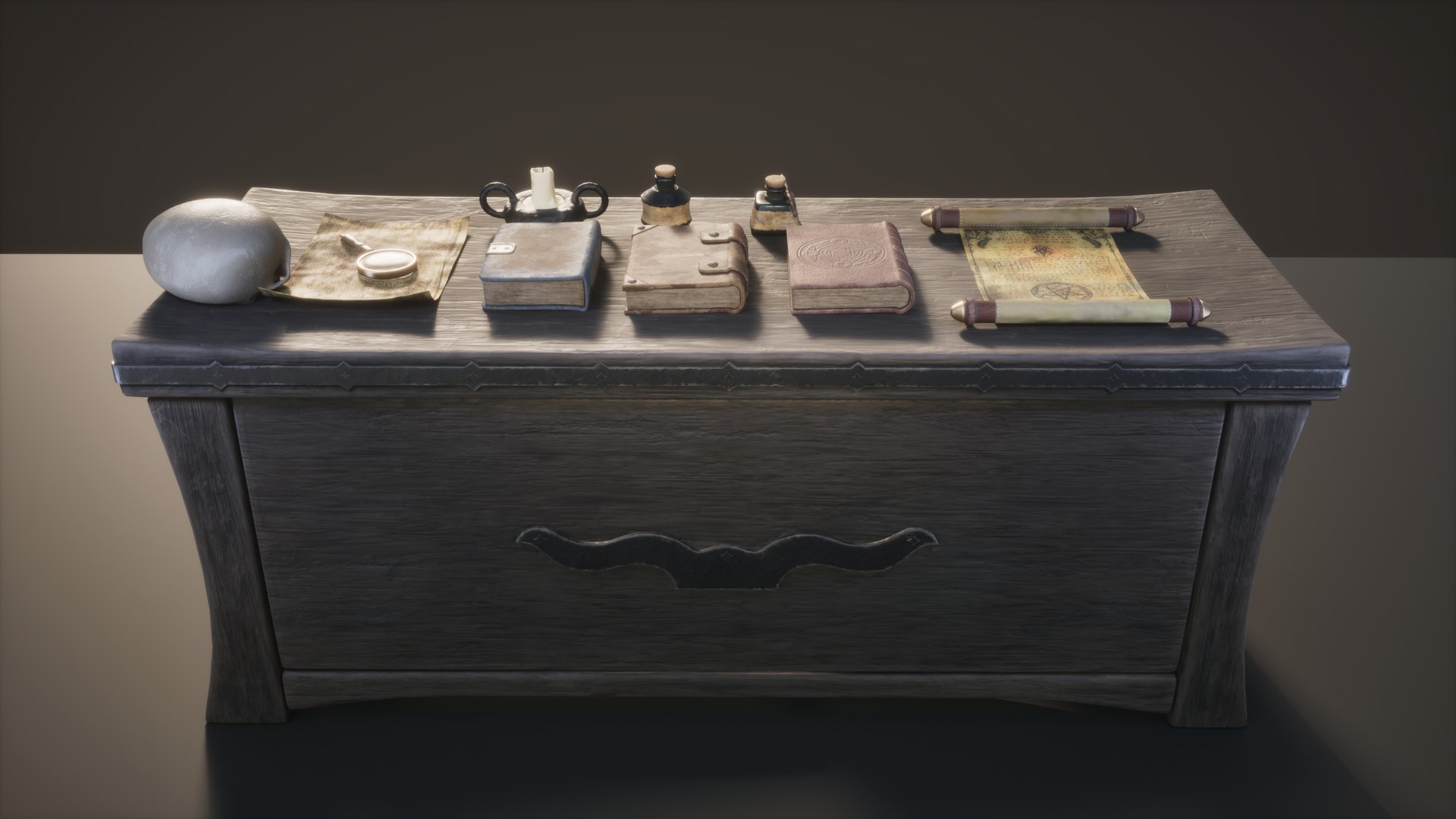 3D Wizard Alchemical Asset Pack - Maya - Unreal - PBR Model ...