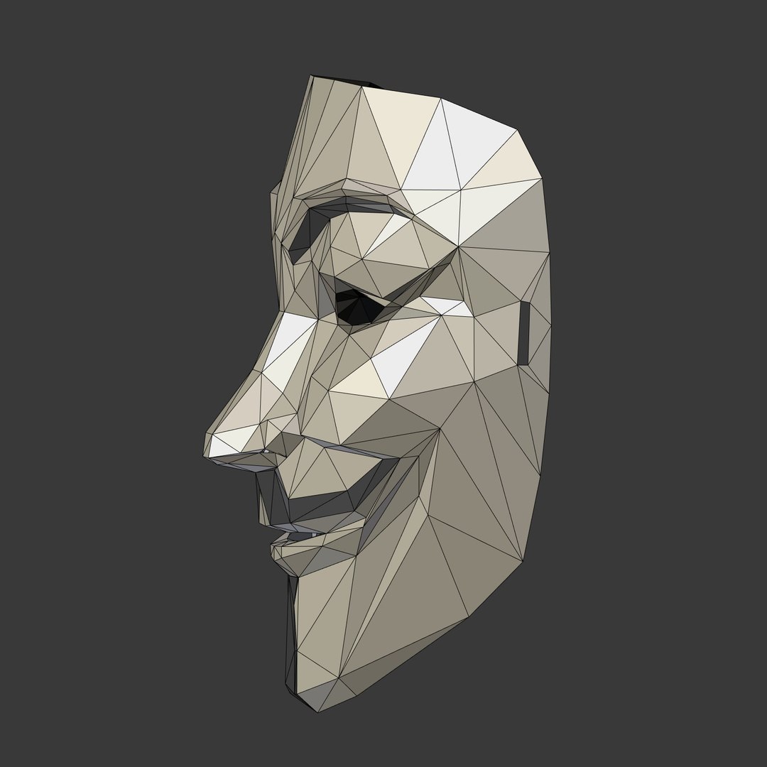 Anonymous Mask 3D - TurboSquid 1528975