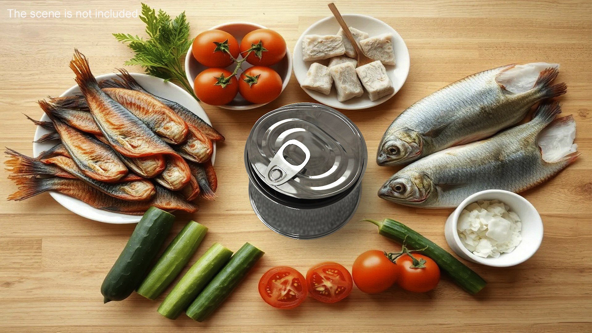 3D Tin Can With Pull Tab Lid Model - TurboSquid 2302351