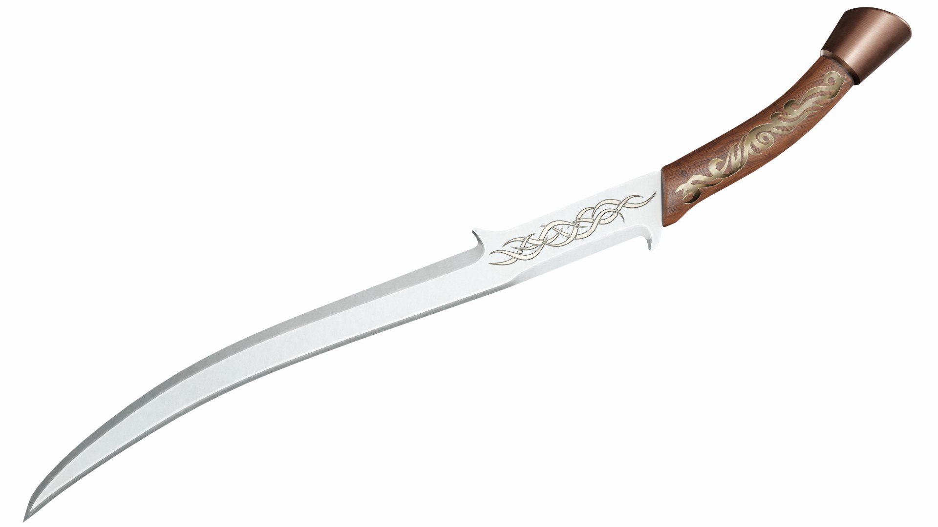 Curved Sword 15 3D - TurboSquid 2048931