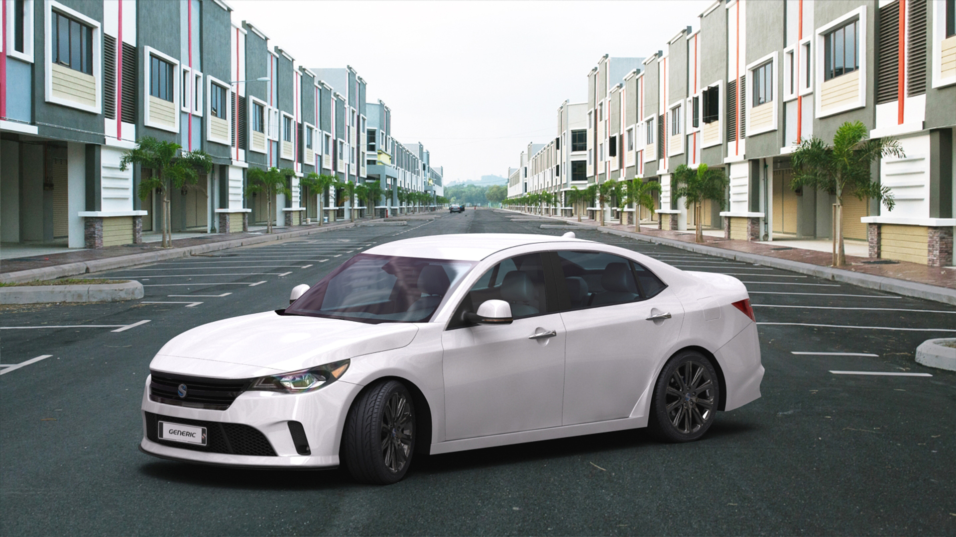 Generic Sedan 2017-2020 Interior 3D - TurboSquid 1370982