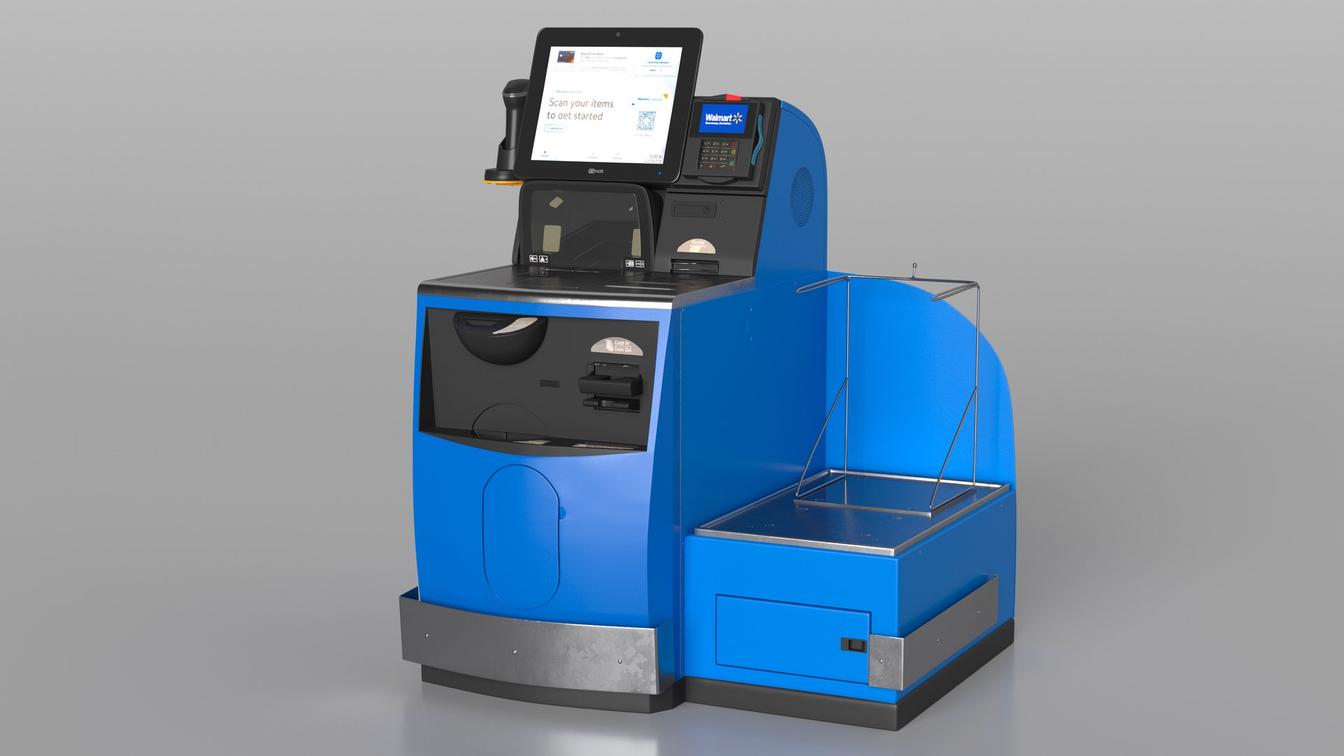 Walmart Self Service Checkout Kiosk Model - TurboSquid 2191845