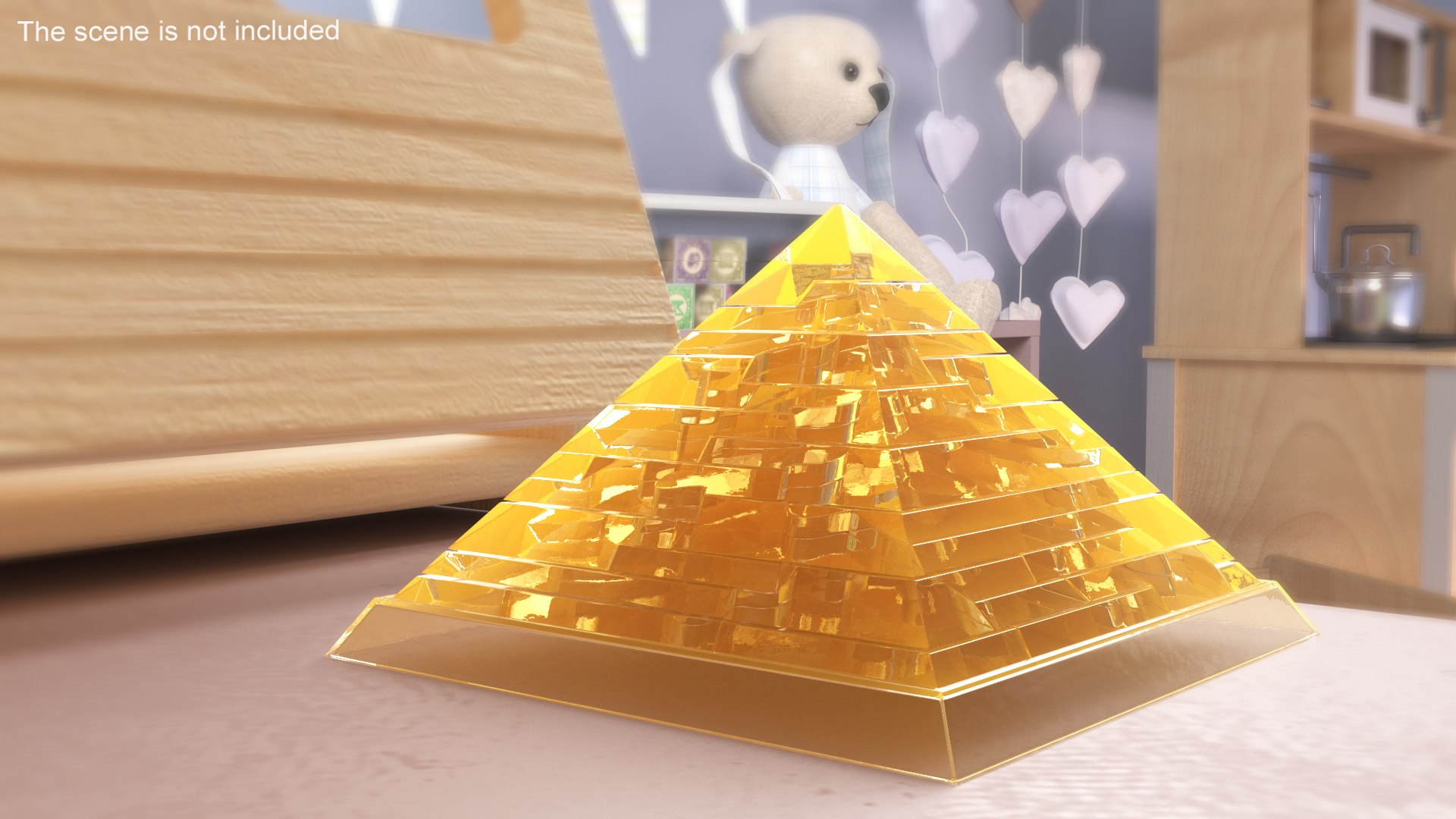 Pyramid Puzzle Yellow 3D Model - TurboSquid 2177928