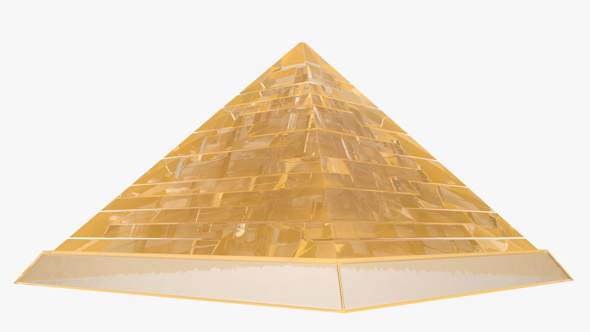 Pyramid Puzzle Yellow 3D Model - TurboSquid 2177928