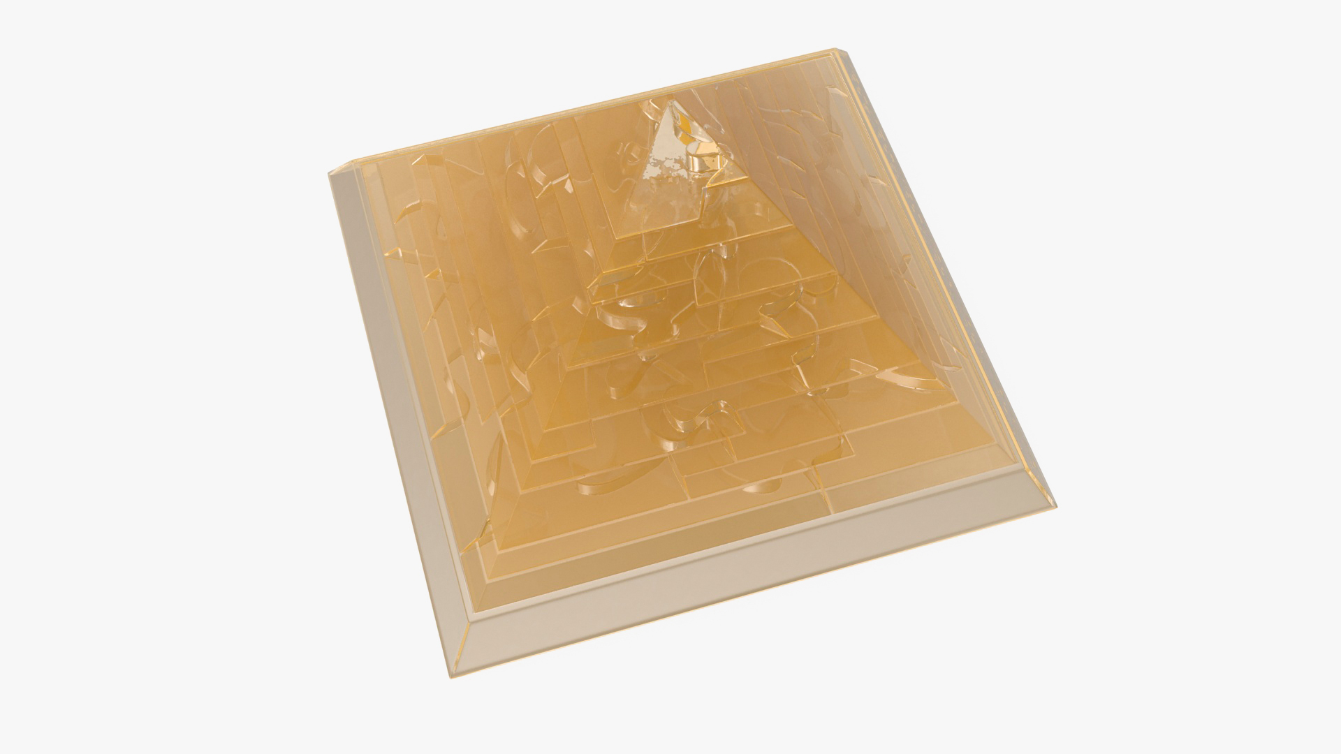 Pyramid Puzzle Yellow 3D Model - TurboSquid 2177928
