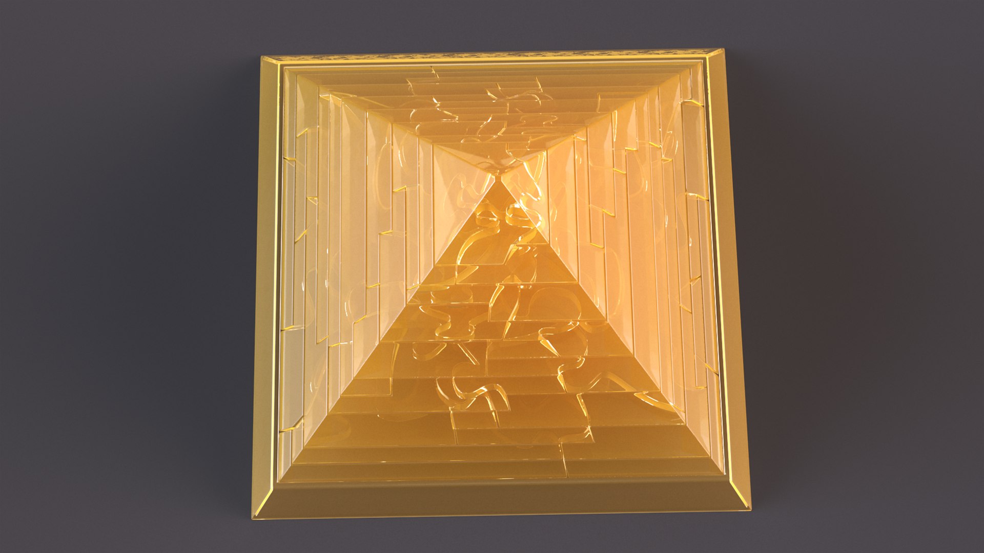 Pyramid Puzzle Yellow 3D Model - TurboSquid 2177928
