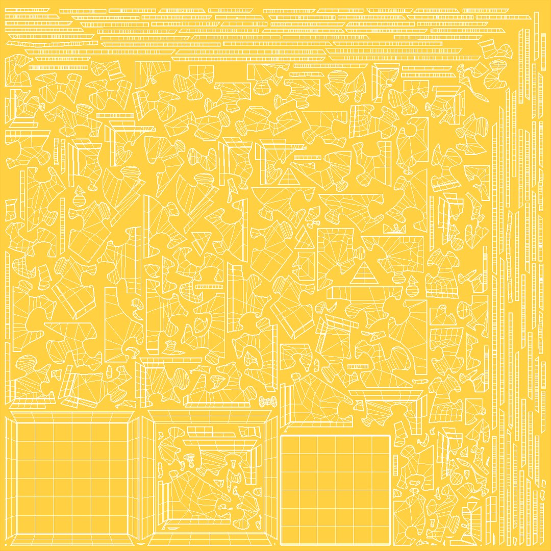 Pyramid Puzzle Yellow 3D Model - TurboSquid 2177928