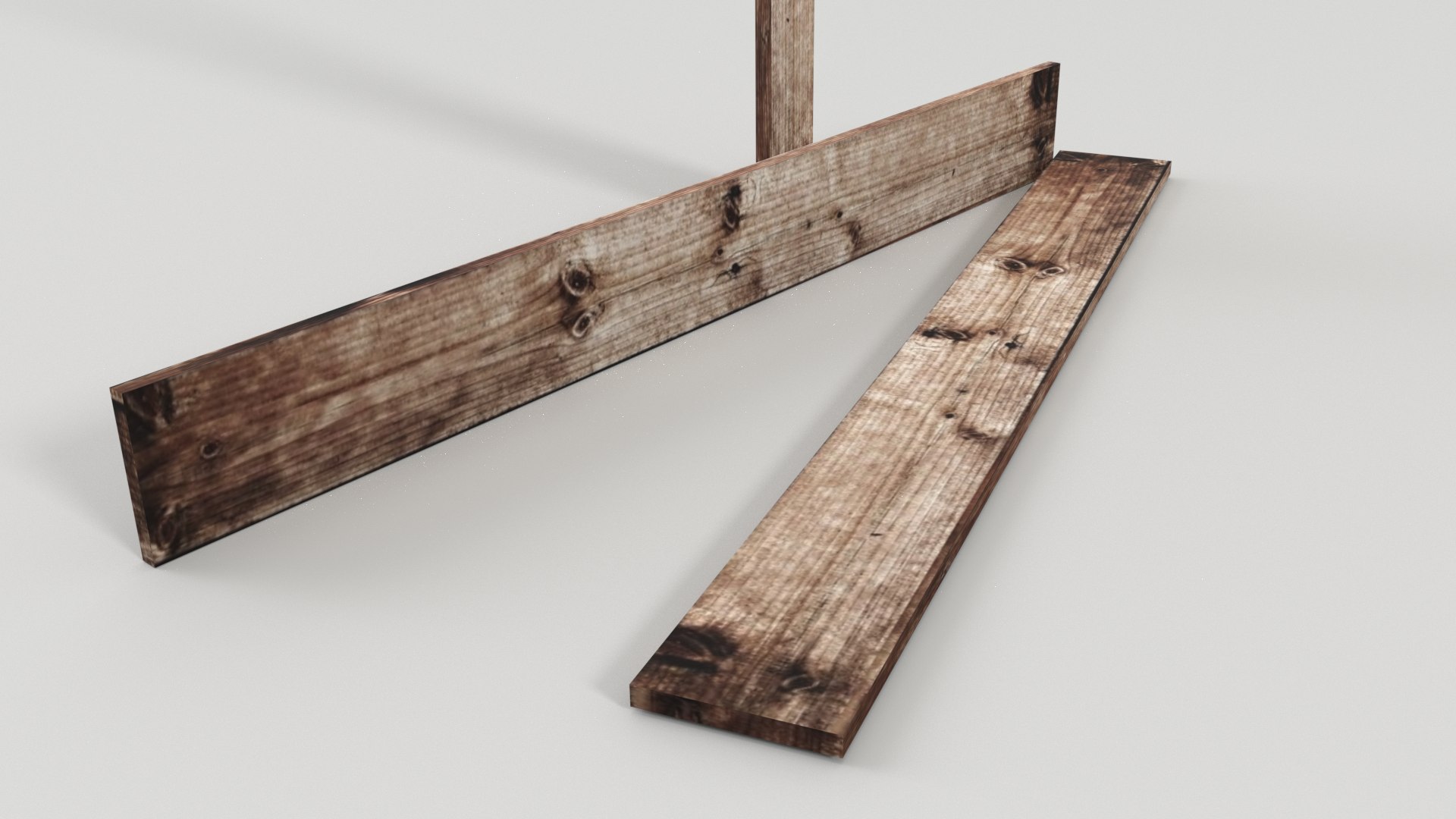 Wooden Plank 3D Model - TurboSquid 1345216