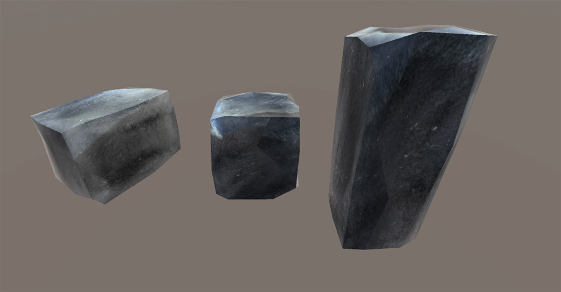 free stones blocks 3d model