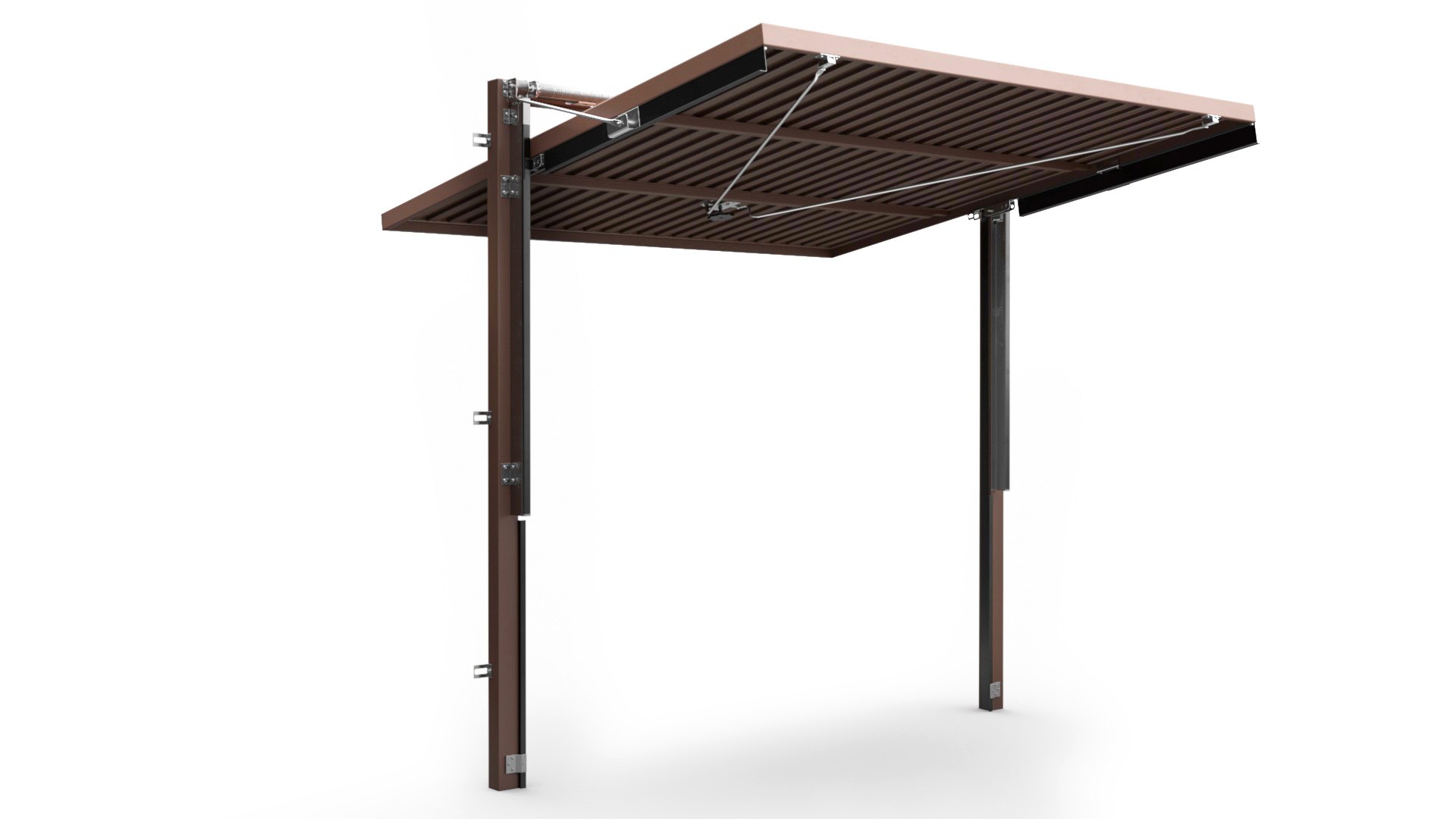 Garage Door With Automatic Mechanism Open Model - TurboSquid 2327211