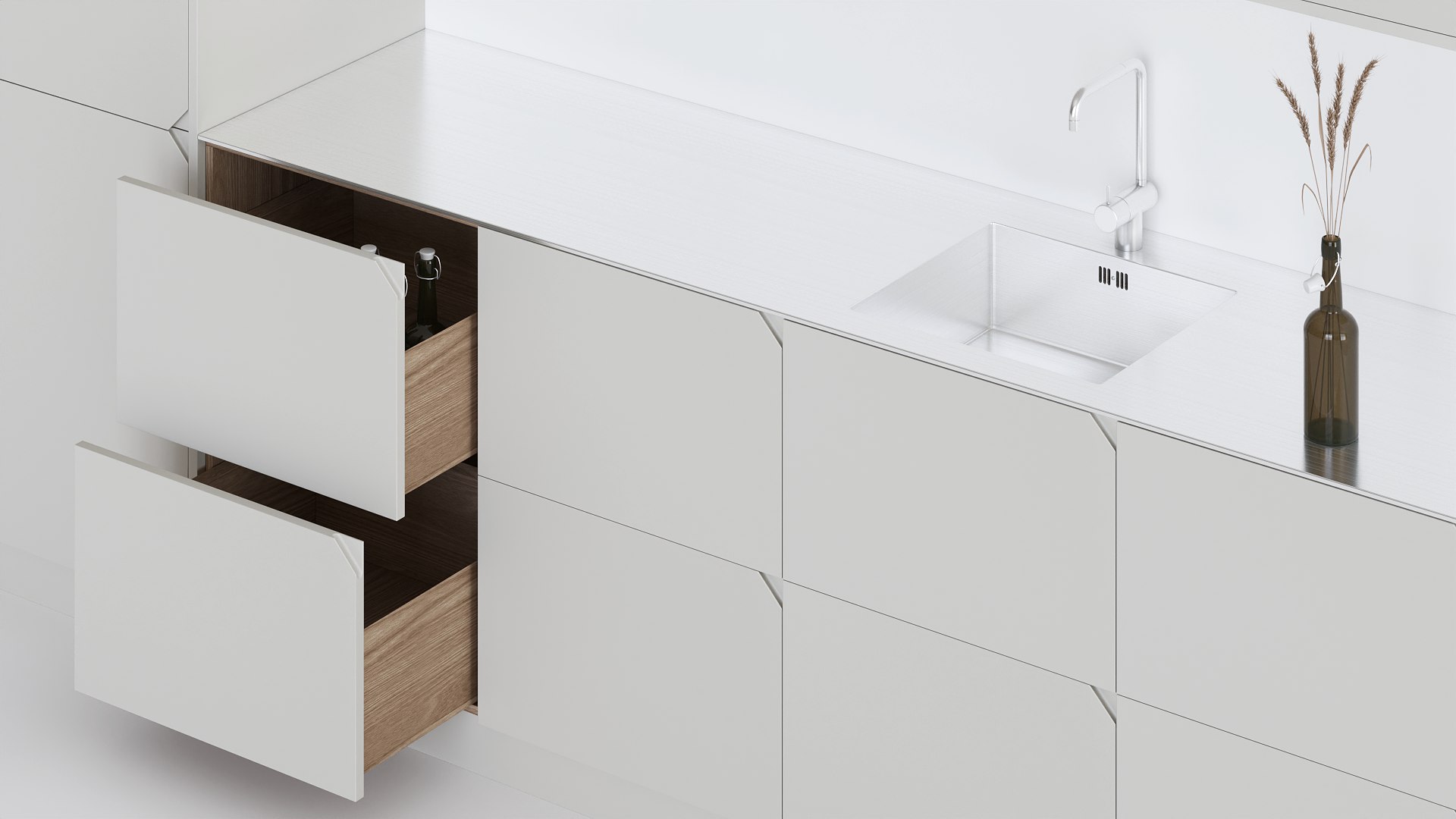 CPH Reform Degree Painted Kitchen 3D Model - TurboSquid 2073692