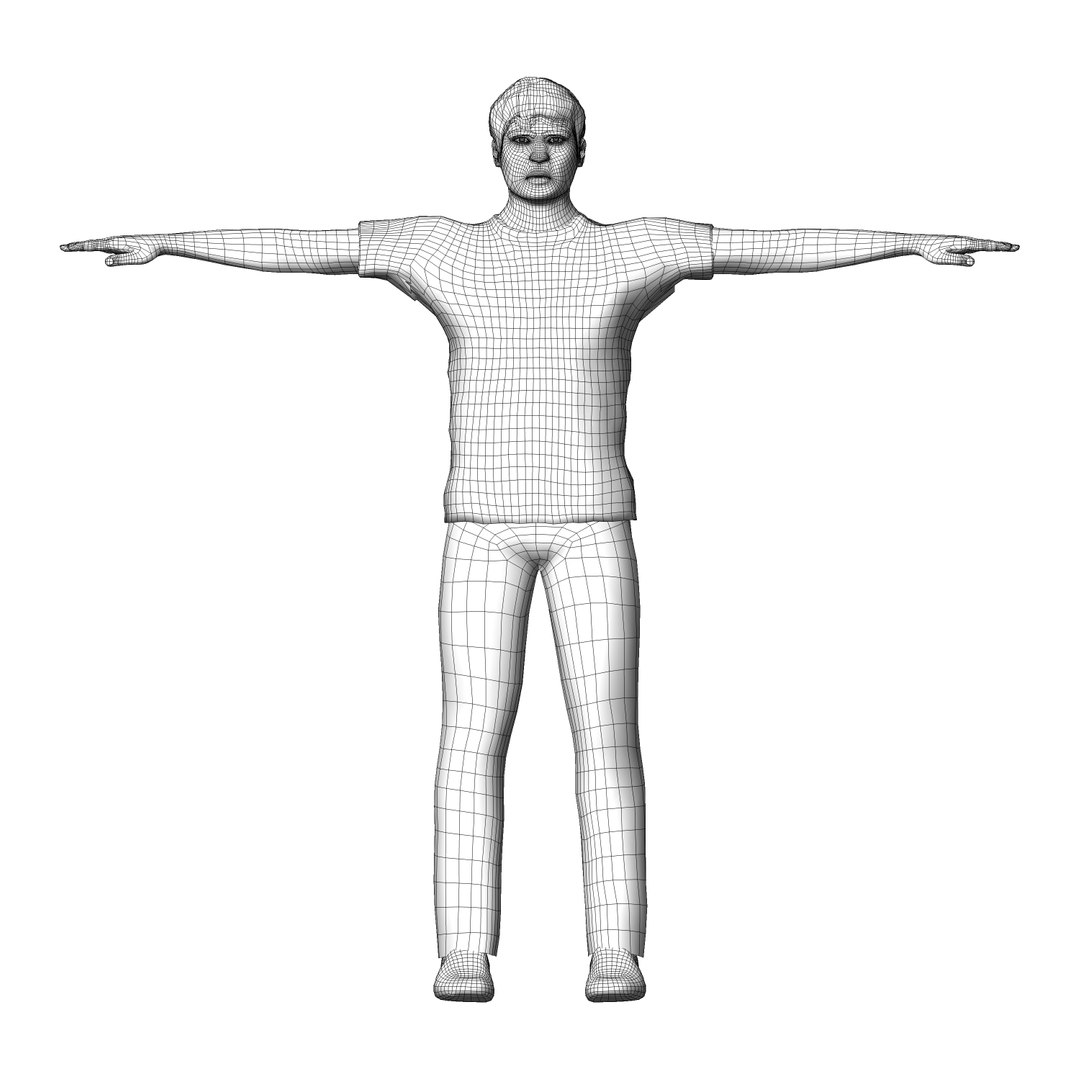 3D adult caucasian man rigged model - TurboSquid 1651054