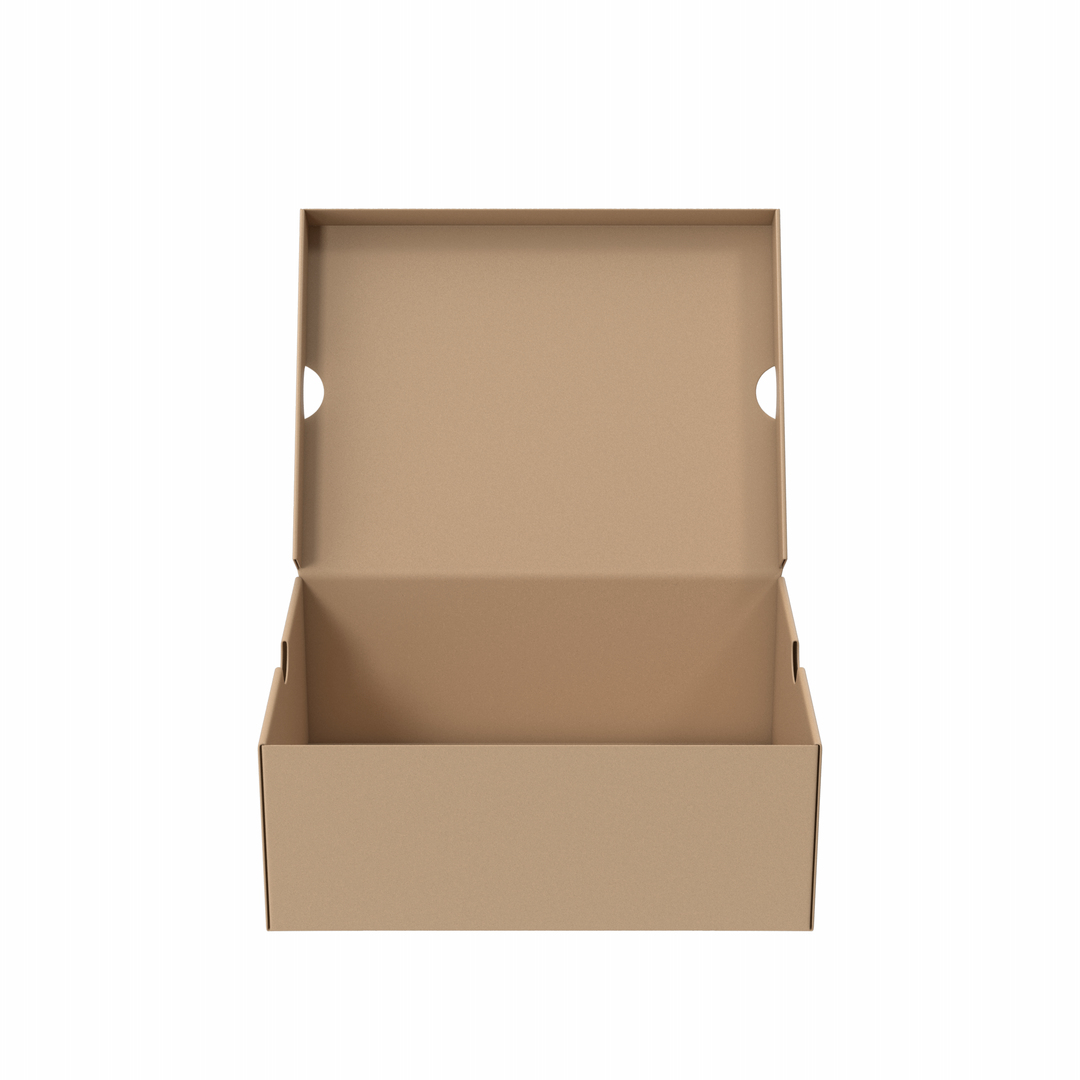 3D Brown Open Shoe Box - TurboSquid 2168485